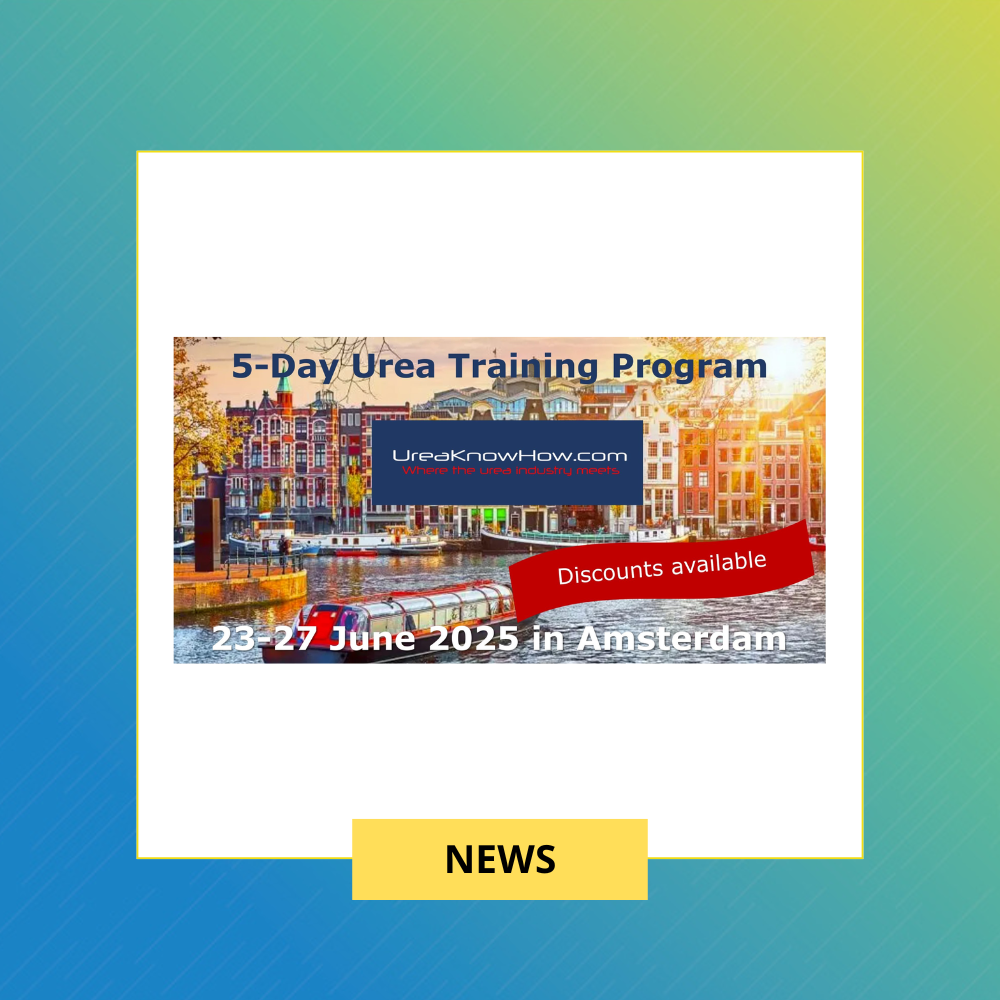 UreaKnowHow: Join our 5-Day Urea Training Program 23-27 June 2025 in Amsterdam | The Fertilizer Show